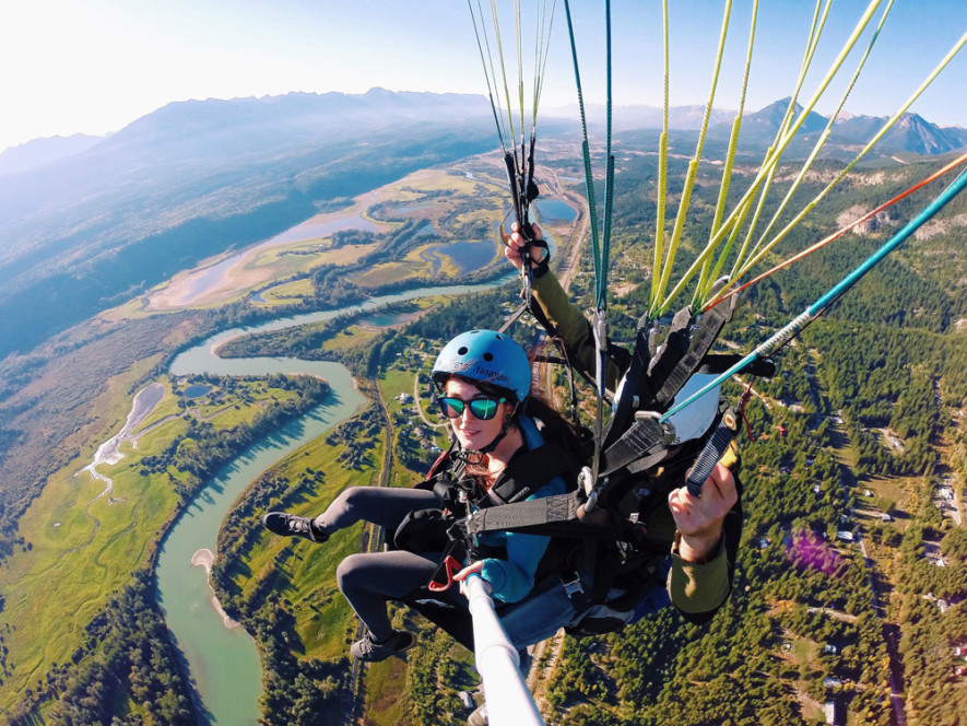 Paragliding in Golden, BC - Seattle's Travels